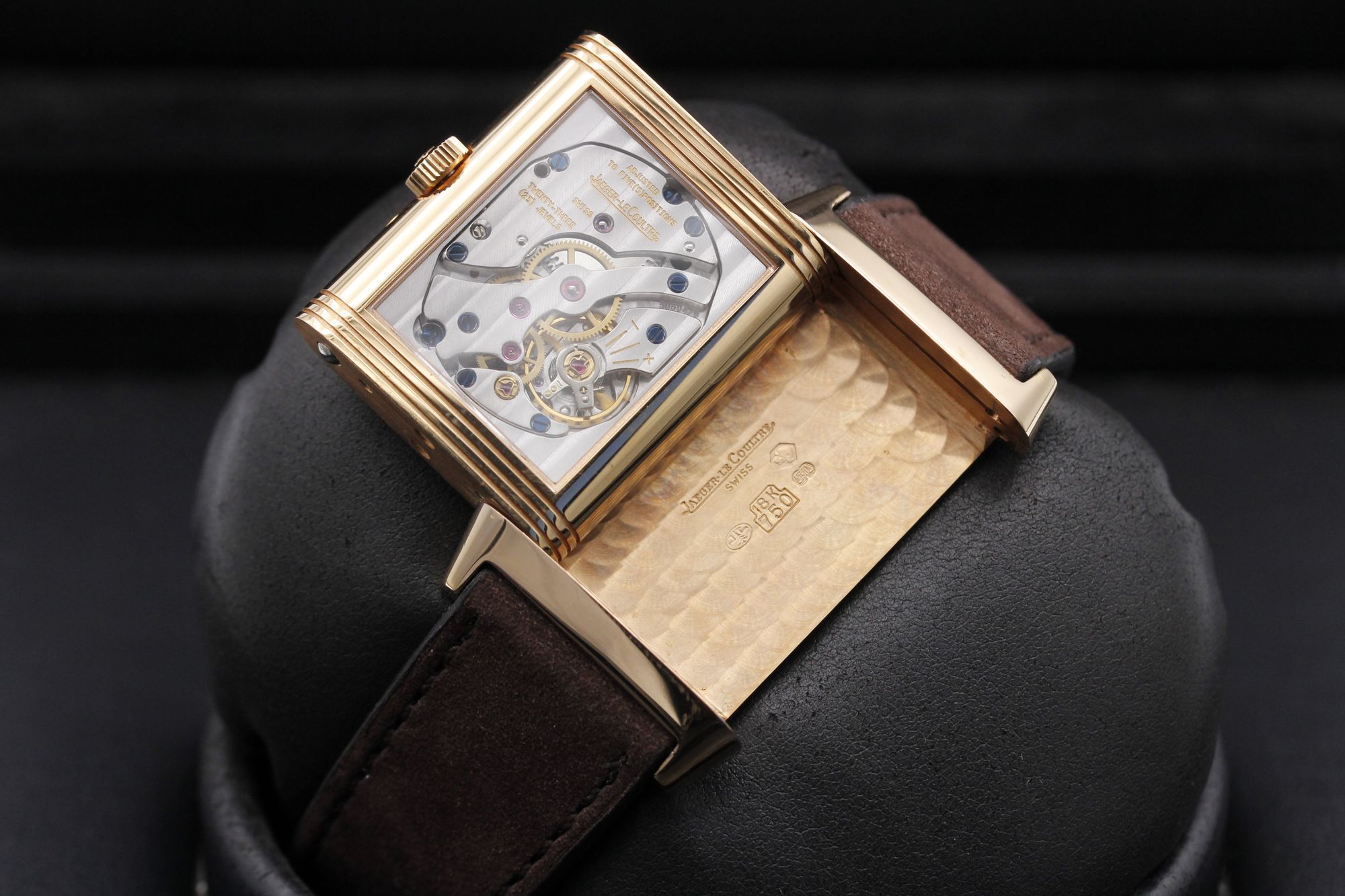 FSOT: Jaeger LeCoultre Reverso Grand Taille Sun Moon 270.2.63 Rose Gold ...