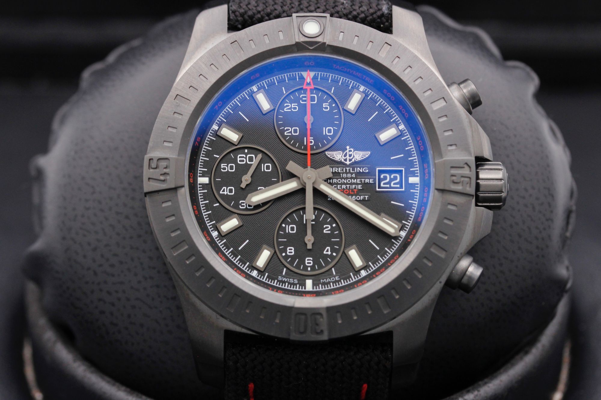 FSOT: Breitling Colt Chronograph "Black Steel" - M13388 - Black ...