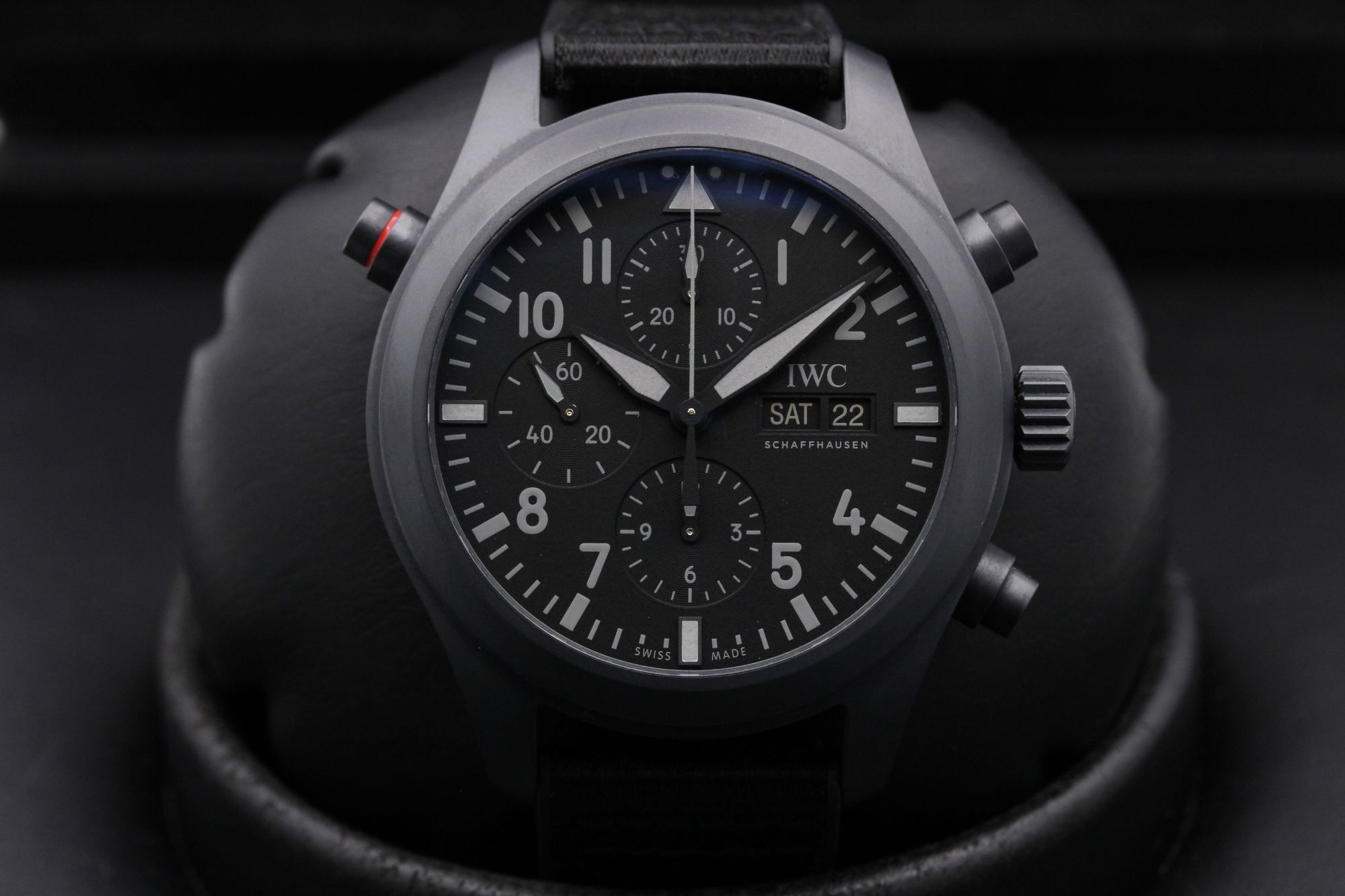 FSOT: IWC Pilot Double Chronograph - IW371815 - Black - Certanium ...