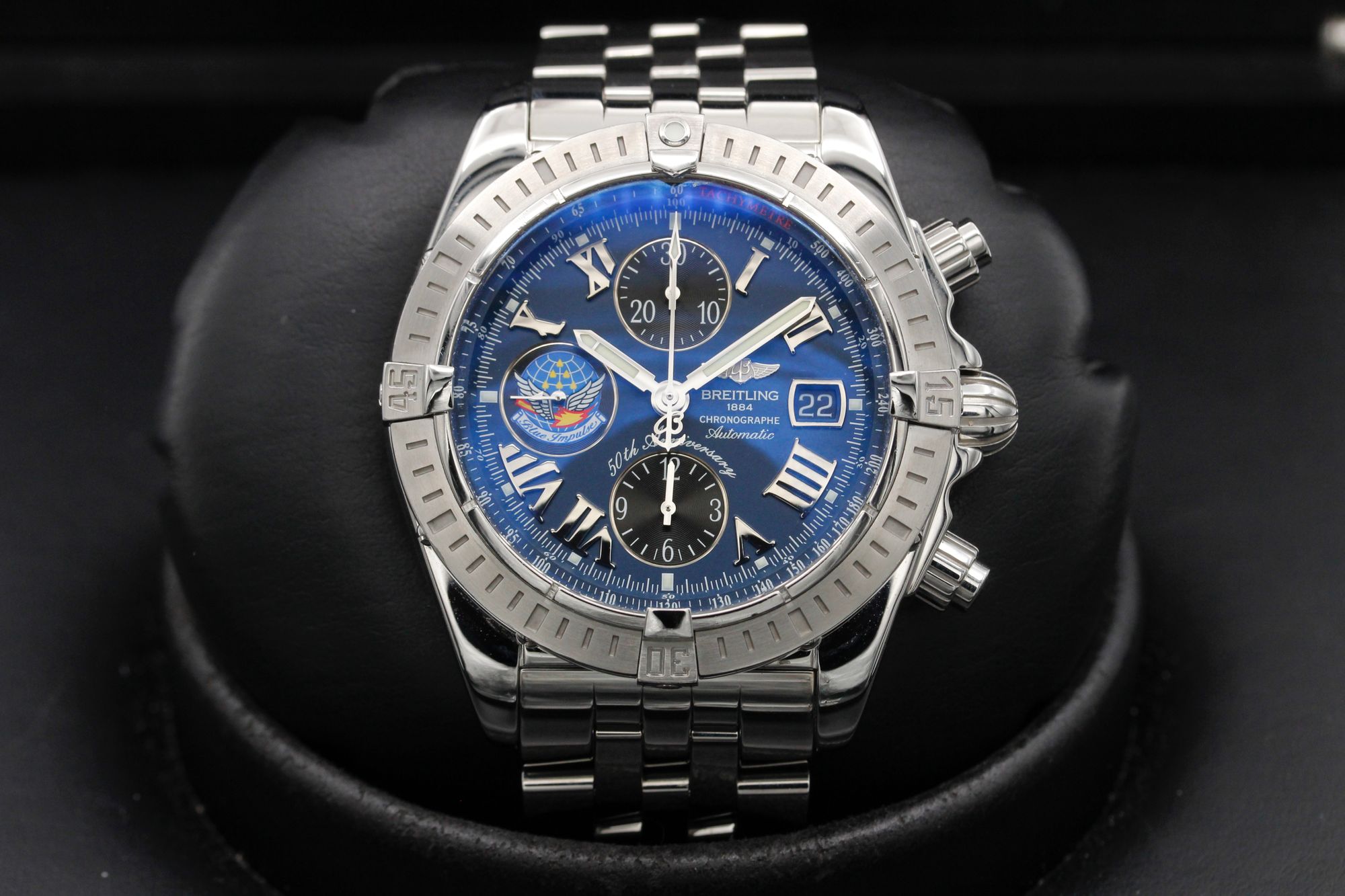 FSOT: Breitling Chronomat Evolution "50th Anniversary Blue Impulse ...