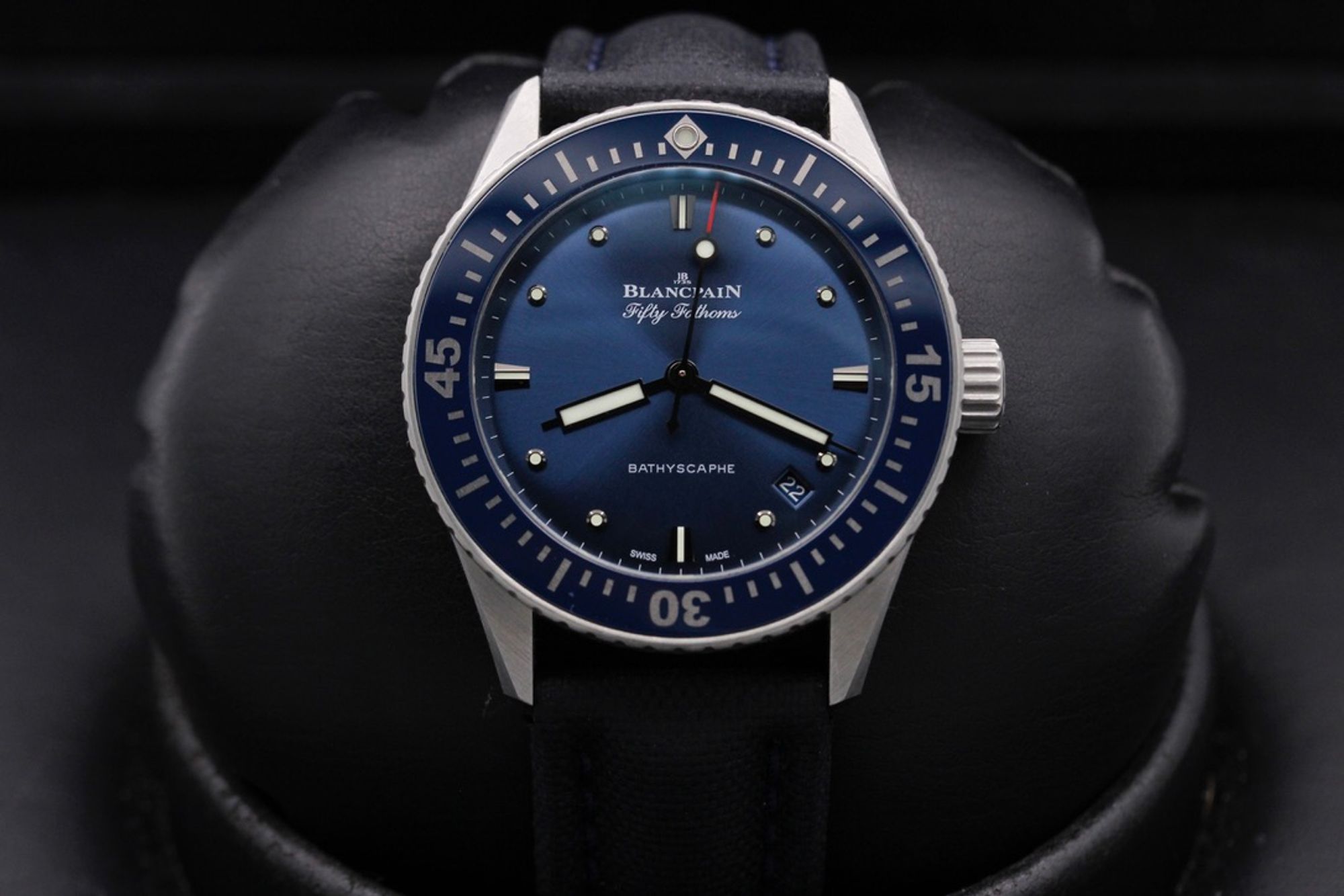 FSOT: Blancpain Fifty Fathoms Bathyscaphe - 5100-1140-O52A - Blue ...